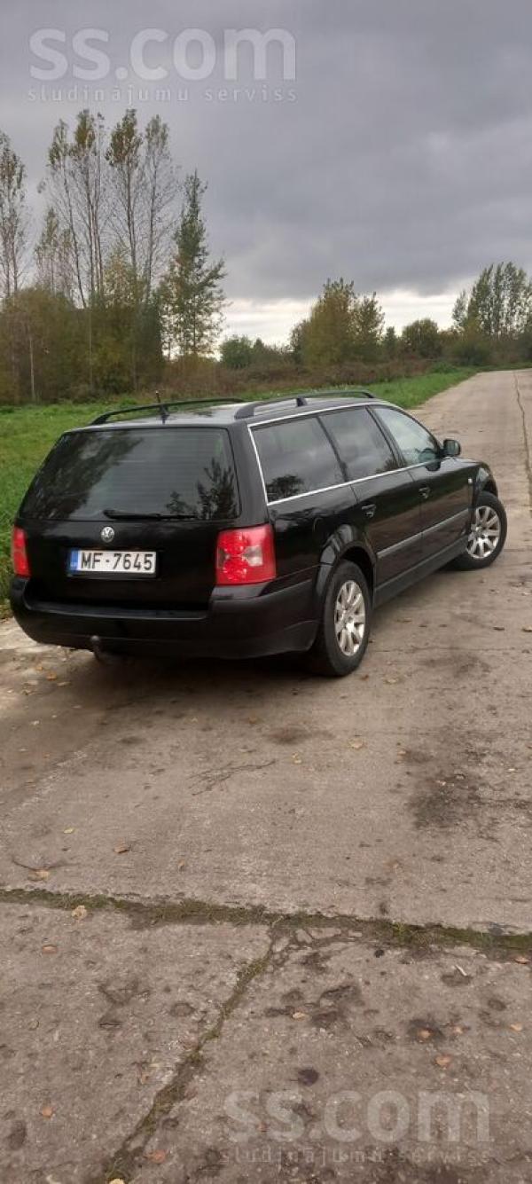 Черный Фольксваген Пассат Б5 2003 в Рига, объемом двигателя 1.90 л и пробегом 270 тыс. км за 2000 €, фото 3 на AUTOMOTO.COM.LV