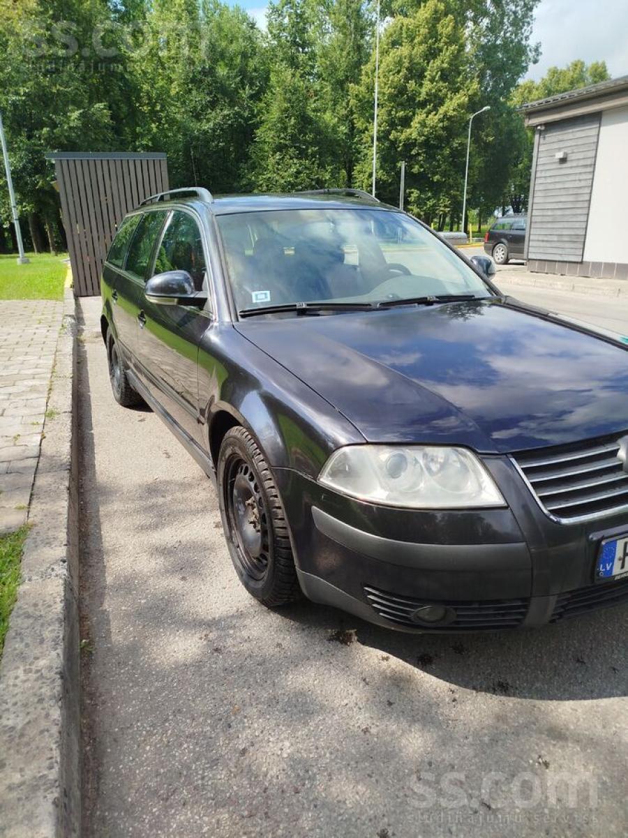 Black Volkswagen Passat B5 2004 in Riga, with an engine capacity of 1.90 L and mileage of 0 thousand km for 700 €, photo 1 on AUTOMOTO.COM.LV