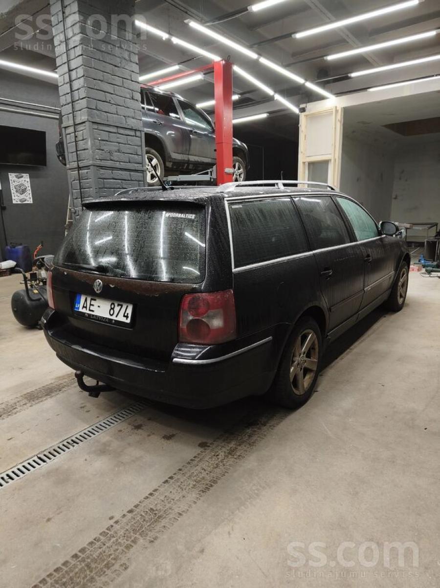Melns Volkswagen Passat B5 2004 Jūrmala, ar dzinēja tilpumu 1.90 L un nobraukumu 520 tūkst. km par 700 €, foto 4 vietnē AUTOMOTO.COM.LV