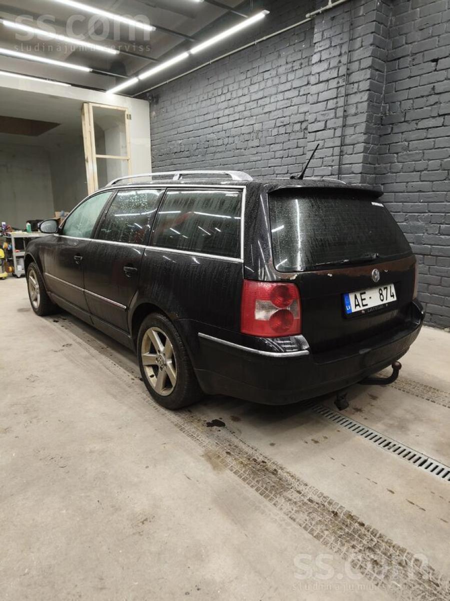 Melns Volkswagen Passat B5 2004 Jūrmala, ar dzinēja tilpumu 1.90 L un nobraukumu 520 tūkst. km par 700 €, foto 5 vietnē AUTOMOTO.COM.LV