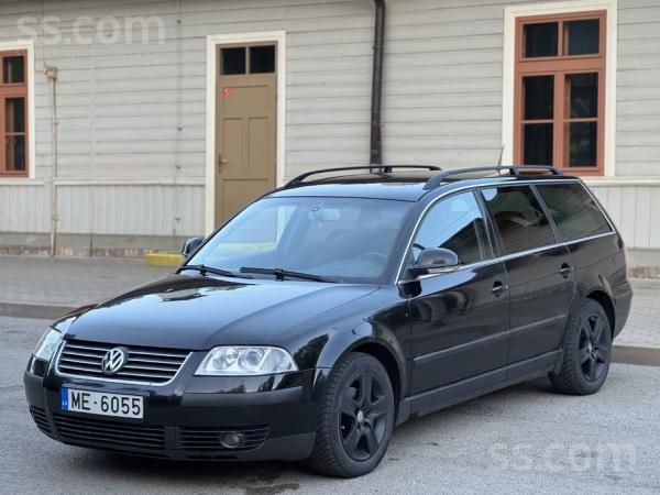 Black Volkswagen Passat B5 2004 in Jurmala, with an engine capacity of 1.90 L and mileage of 490 thousand km for 1100 €, photo 1 on AUTOMOTO.COM.LV