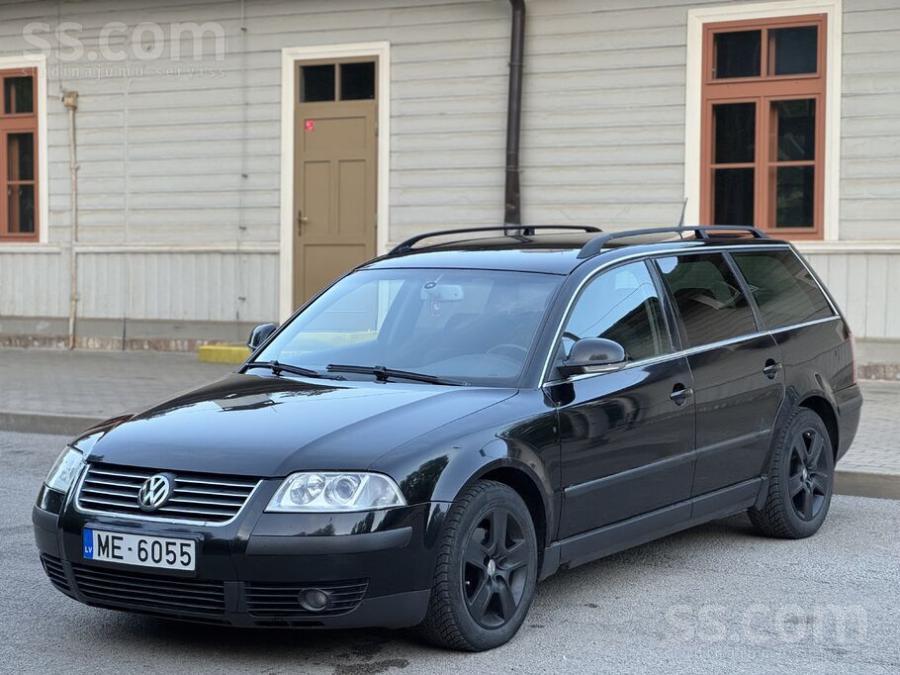 Черный Фольксваген Пассат Б5 2004 в Юрмала, объемом двигателя 1.90 л и пробегом 490 тыс. км за 1100 €, фото 1 на AUTOMOTO.COM.LV