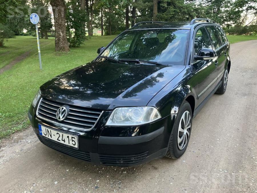 Melns Volkswagen Passat B5 2004 Jelgava, ar dzinēja tilpumu 1.90 L un nobraukumu 380 tūkst. km par 1390 €, foto 1 vietnē AUTOMOTO.COM.LV