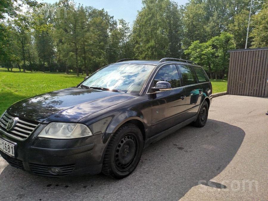 Black Volkswagen Passat B5 2004 in Riga, with an engine capacity of 1.90 L and mileage of 0 thousand km for 900 €, photo 1 on AUTOMOTO.COM.LV