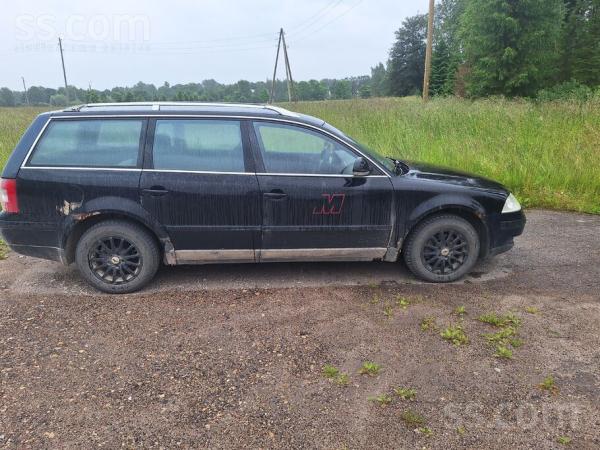 Black Volkswagen Passat B5 2005 in Cesis, with an engine capacity of 1.90 L and mileage of 505 thousand km for 350 €, photo 2 on AUTOMOTO.COM.LV