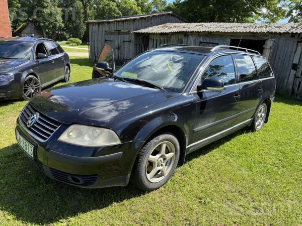 Black Volkswagen Passat B5 2005 in Aizkraukle, with an engine capacity of 1.90 L and mileage of 355 thousand km for 1300 €, photo 3 on AUTOMOTO.COM.LV