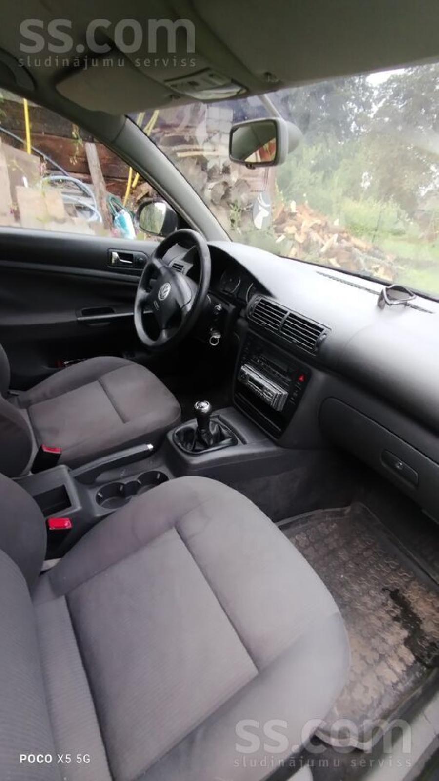 Melns Volkswagen Passat B5 2005 Madona, ar dzinēja tilpumu 1.90 L un nobraukumu 330 tūkst. km par 450 €, foto 7 vietnē AUTOMOTO.COM.LV