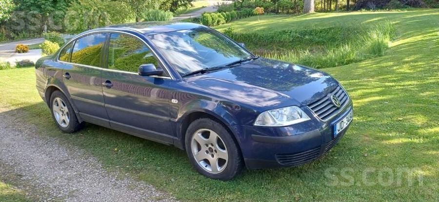 Zils Volkswagen Passat B5 2001 Alūksne, ar dzinēja tilpumu 1.90 L un nobraukumu 338 tūkst. km par 1200 €, foto 1 vietnē AUTOMOTO.COM.LV