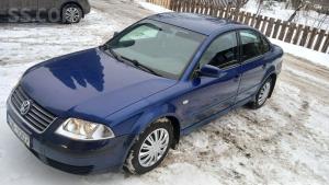 Blue Volkswagen Passat B5 2002 in Riga, with an engine capacity of 2.00 L and mileage of 345 thousand km for 850 €, photo  on AUTOMOTO.COM.LV