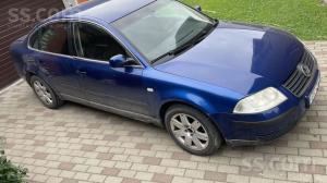Blue Volkswagen Passat B5 2002 in Jelgava, with an engine capacity of 1.90 L and mileage of 420 thousand km for 500 €, photo 3 on AUTOMOTO.COM.LV
