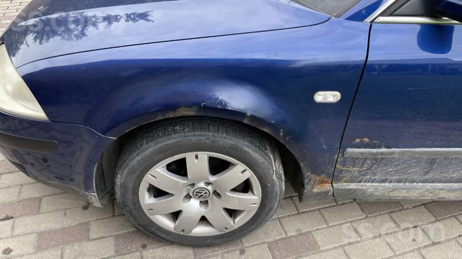 Blue Volkswagen Passat B5 2002 in Jelgava, with an engine capacity of 1.90 L and mileage of 420 thousand km for 500 €, photo 8 on AUTOMOTO.COM.LV