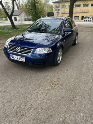 Blue Volkswagen Passat B5 2003 in Bauska, with an engine capacity of 1.90 L and mileage of 396 thousand km for 1650 €, photo  on AUTOMOTO.COM.LV