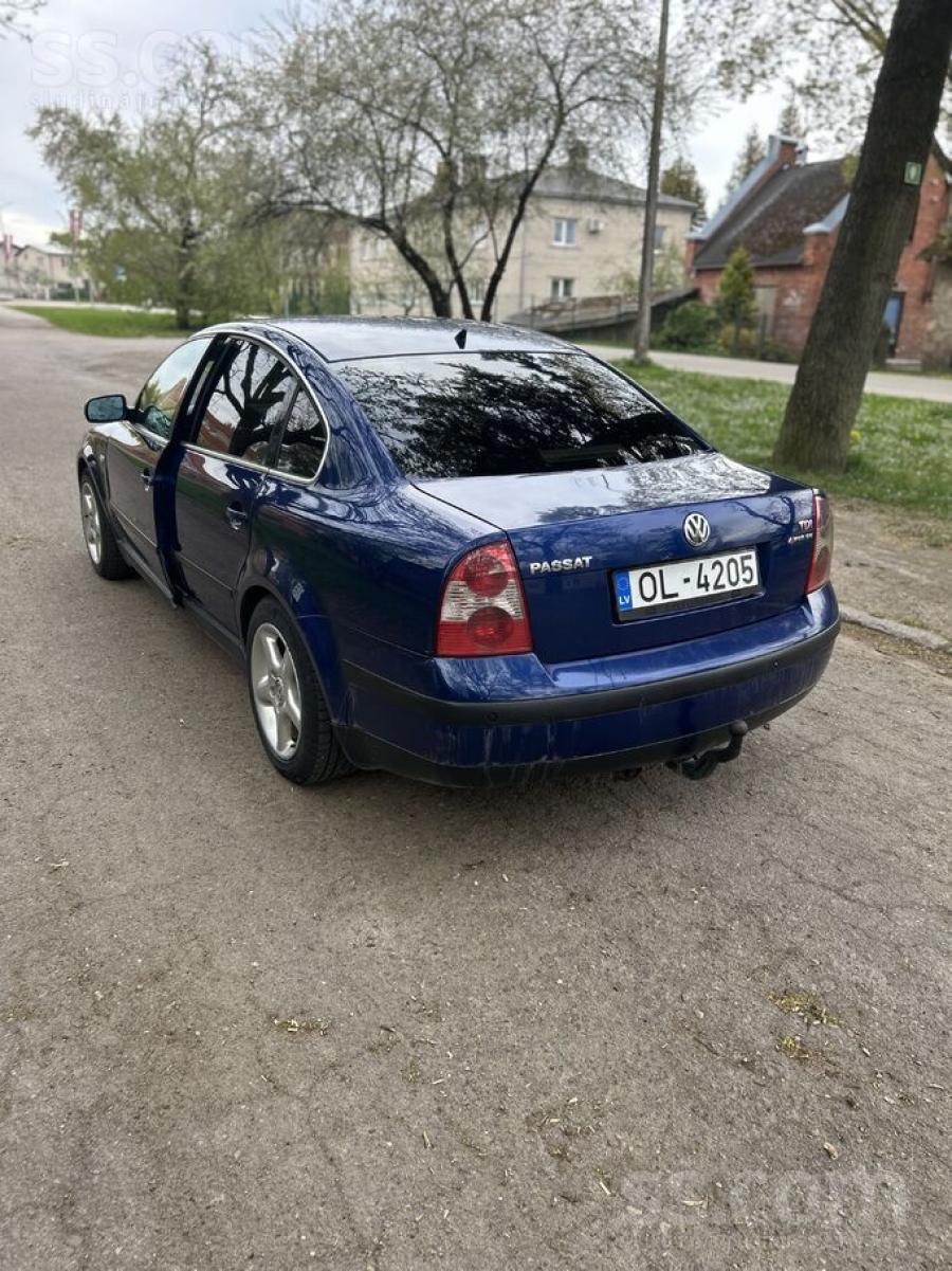Синий Фольксваген Пассат Б5 2003 в Бауска, объемом двигателя 1.90 л и пробегом 396 тыс. км за 1650 €, фото 4 на AUTOMOTO.COM.LV