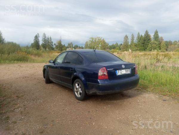Blue Volkswagen Passat B5 2003 in Aizkraukle, with an engine capacity of 1.90 L and mileage of 0 thousand km for 1100 €, photo 6 on AUTOMOTO.COM.LV