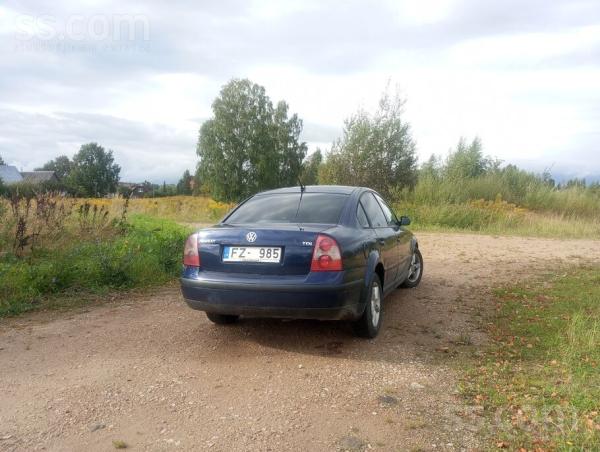Blue Volkswagen Passat B5 2003 in Aizkraukle, with an engine capacity of 1.90 L and mileage of 0 thousand km for 1100 €, photo 7 on AUTOMOTO.COM.LV
