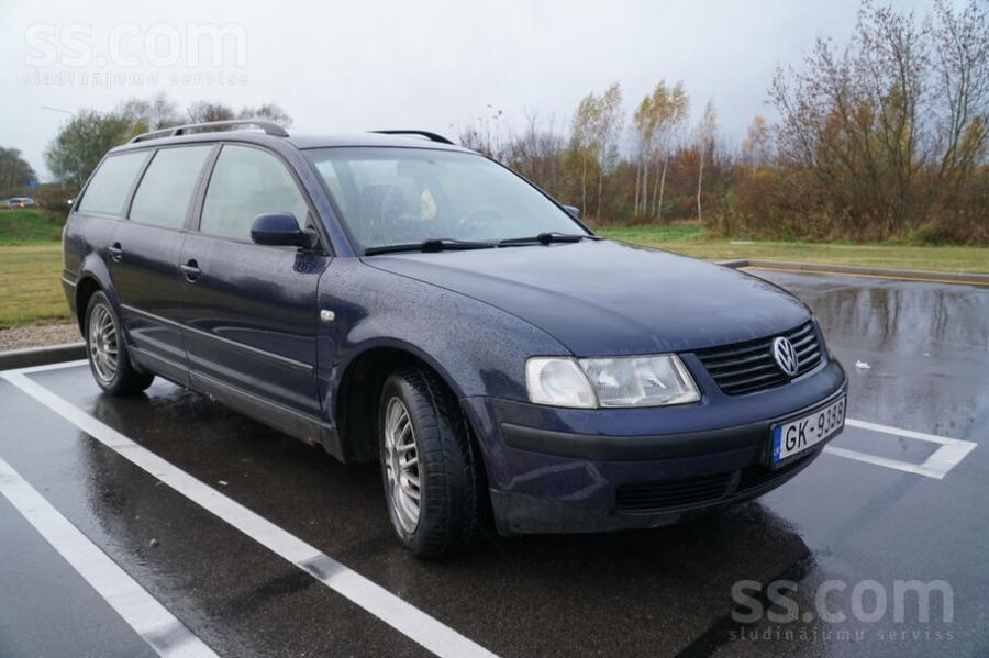 Zils Volkswagen Passat B5 1999 Daugavpils, ar dzinēja tilpumu 1.90 L un nobraukumu 398 tūkst. km par 1500 €, foto 2 vietnē AUTOMOTO.COM.LV