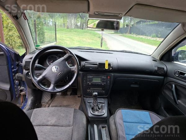 Zils Volkswagen Passat B5 1999 Valmiera, ar dzinēja tilpumu 1.90 L un nobraukumu 584 tūkst. km par 1100 €, foto 4 vietnē AUTOMOTO.COM.LV