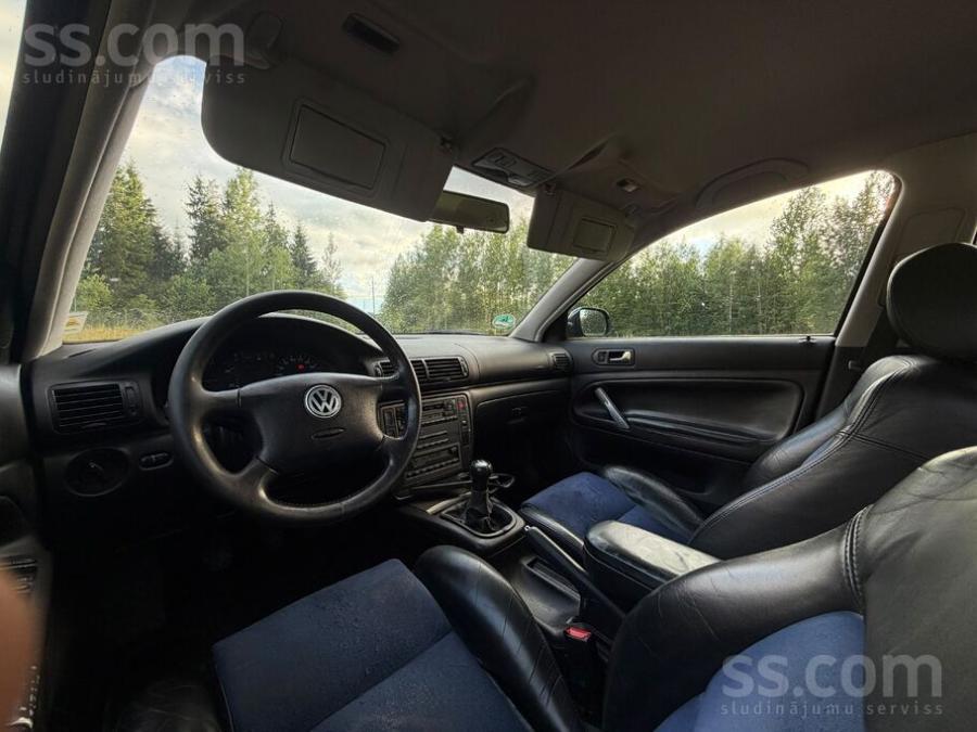 Blue Volkswagen Passat B5 1999 in Ogre, with an engine capacity of 1.90 L and mileage of 367 thousand km for 2250 €, photo 12 on AUTOMOTO.COM.LV