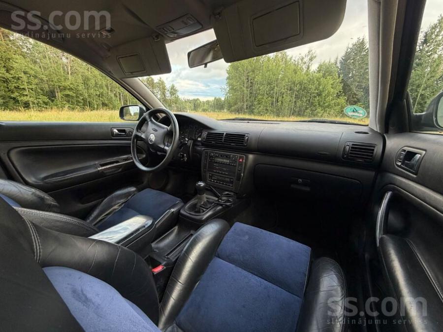 Blue Volkswagen Passat B5 1999 in Ogre, with an engine capacity of 1.90 L and mileage of 367 thousand km for 2250 €, photo 15 on AUTOMOTO.COM.LV