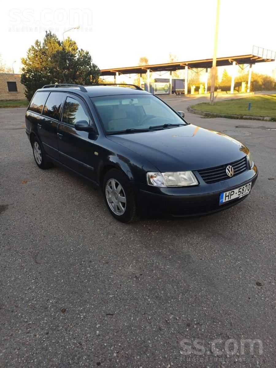 Blue Volkswagen Passat B5 2000 in Ventspils, with an engine capacity of 1.90 L and mileage of 486 thousand km for 1250 €, photo 3 on AUTOMOTO.COM.LV