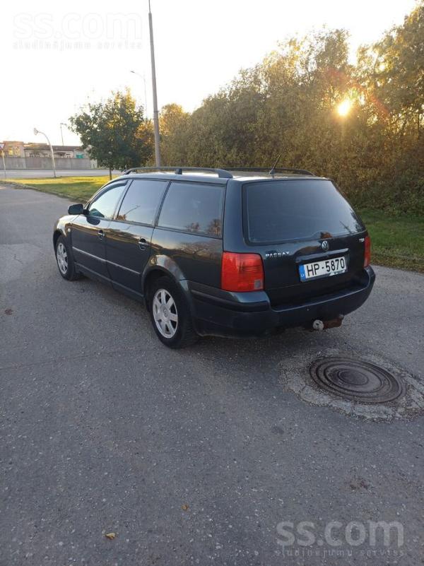 Blue Volkswagen Passat B5 2000 in Ventspils, with an engine capacity of 1.90 L and mileage of 486 thousand km for 1250 €, photo 4 on AUTOMOTO.COM.LV
