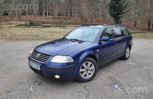 Blue Volkswagen Passat B5 2000 in Liepaja, with an engine capacity of 1.90 L and mileage of 390 thousand km for 1000 €, photo  on AUTOMOTO.COM.LV