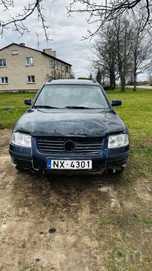 Blue Volkswagen Passat B5 2000 in Balvi, with an engine capacity of 1.90 L and mileage of 524 thousand km for 420 €, photo  on AUTOMOTO.COM.LV