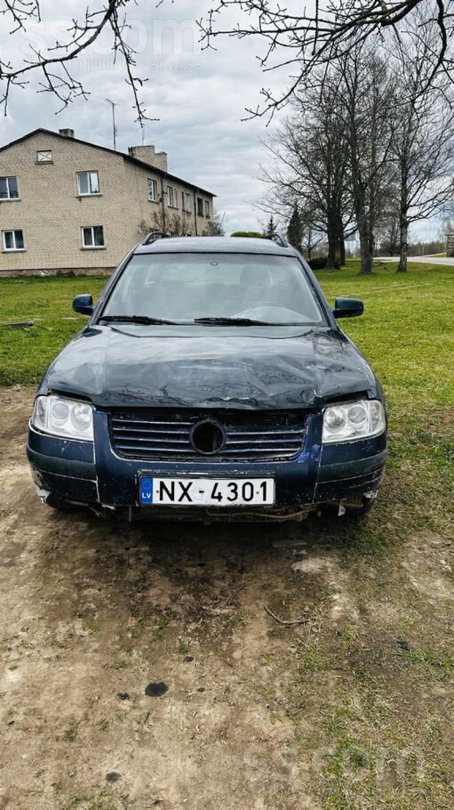 Zils Volkswagen Passat B5 2000 Balvi, ar dzinēja tilpumu 1.90 L un nobraukumu 524 tūkst. km par 420 €, foto 1 vietnē AUTOMOTO.COM.LV
