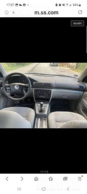 Blue Volkswagen Passat B5 2000 in Riga, with an engine capacity of 1.90 L and mileage of 441 thousand km for 1450 €, photo 3 on AUTOMOTO.COM.LV