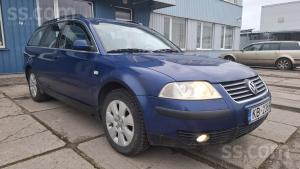 Blue Volkswagen Passat B5 2001 in Daugavpils, with an engine capacity of 1.90 L and mileage of 308 thousand km for 1200 €, photo 3 on AUTOMOTO.COM.LV