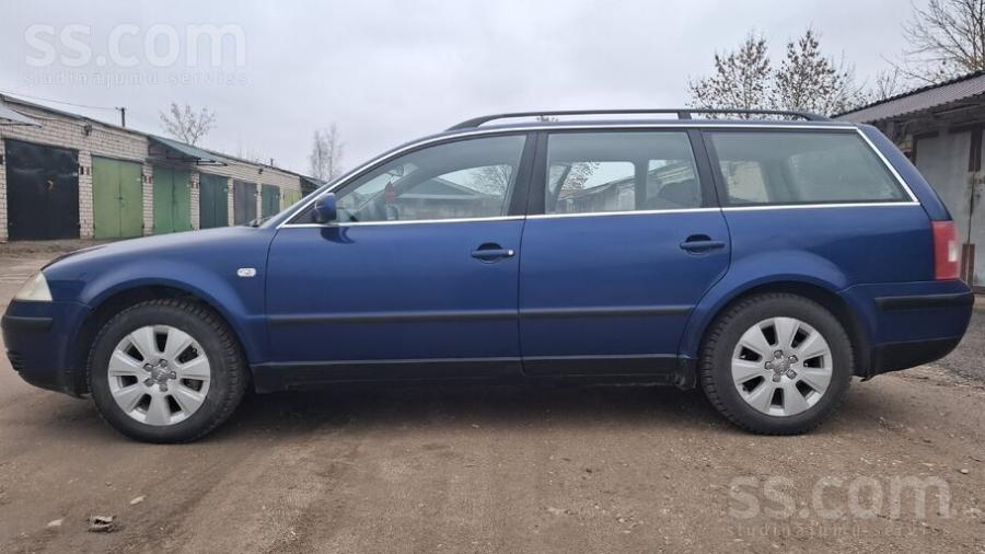 Blue Volkswagen Passat B5 2001 in Daugavpils, with an engine capacity of 1.90 L and mileage of 308 thousand km for 1200 €, photo 5 on AUTOMOTO.COM.LV