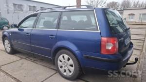 Blue Volkswagen Passat B5 2001 in Daugavpils, with an engine capacity of 1.90 L and mileage of 308 thousand km for 1200 €, photo 6 on AUTOMOTO.COM.LV