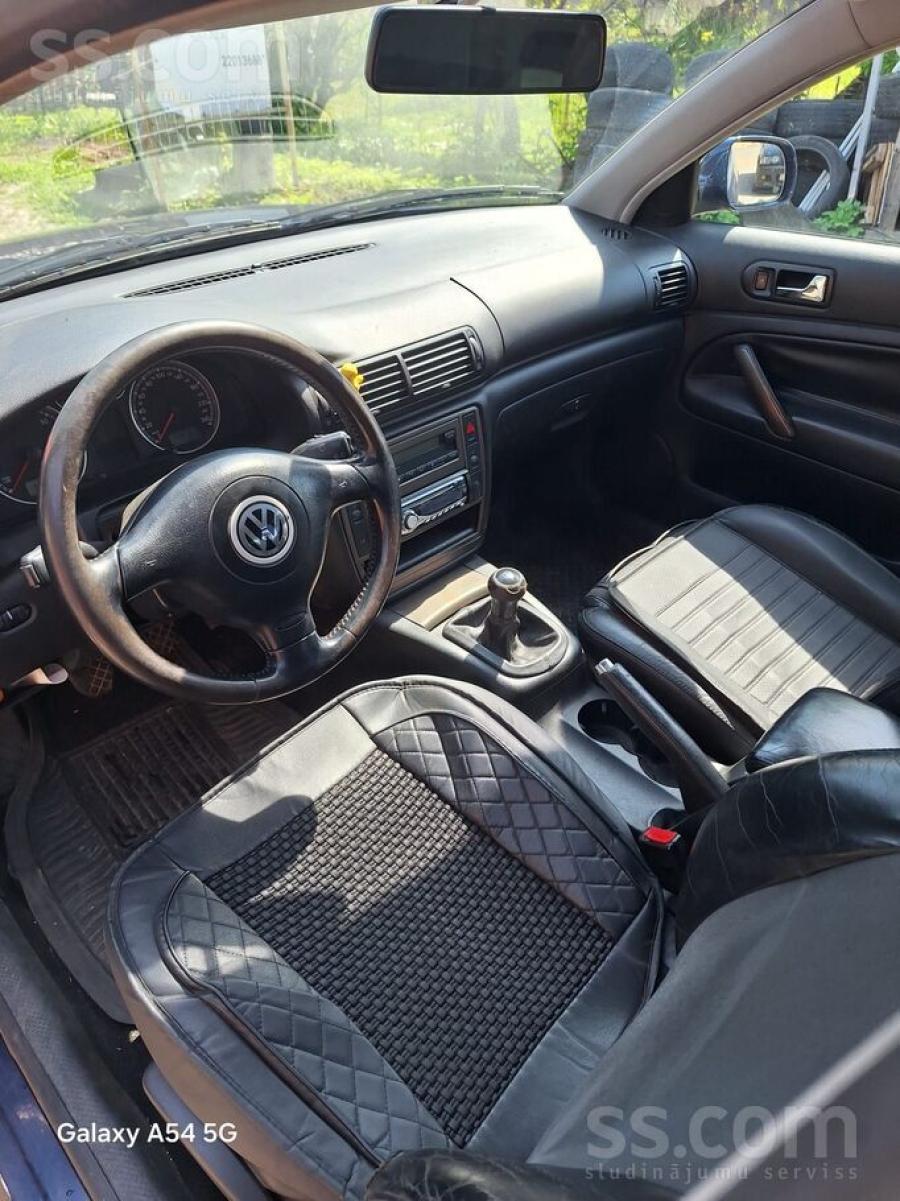 Zils Volkswagen Passat B5 2001 Limbaži, ar dzinēja tilpumu 2.00 L un nobraukumu 369 tūkst. km par 1100 €, foto 4 vietnē AUTOMOTO.COM.LV