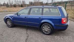 Blue Volkswagen Passat B5 2001 in Riga, with an engine capacity of 1.90 L and mileage of 0 thousand km for 1450 €, photo 5 on AUTOMOTO.COM.LV