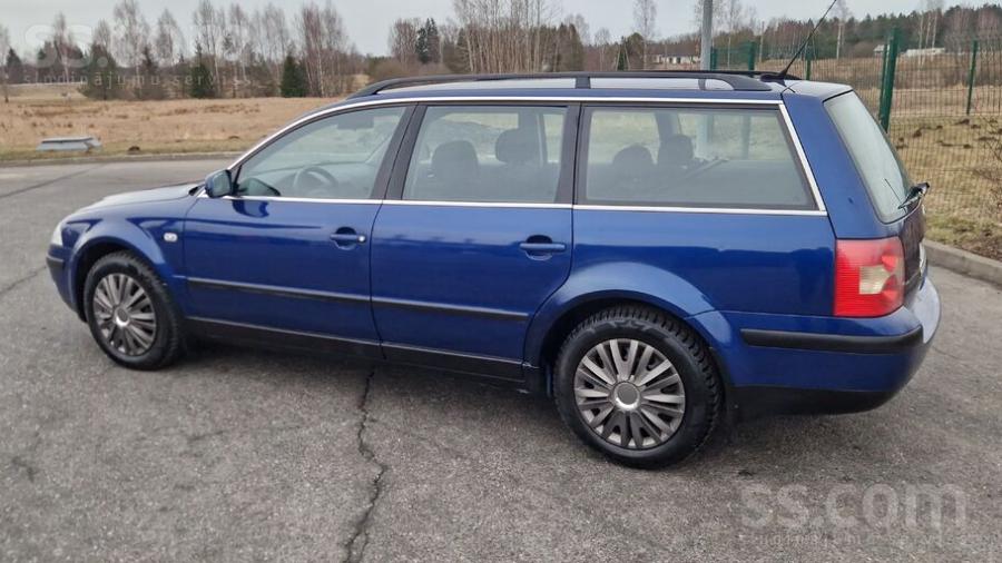 Blue Volkswagen Passat B5 2001 in Riga, with an engine capacity of 1.90 L and mileage of 0 thousand km for 1450 €, photo 5 on AUTOMOTO.COM.LV
