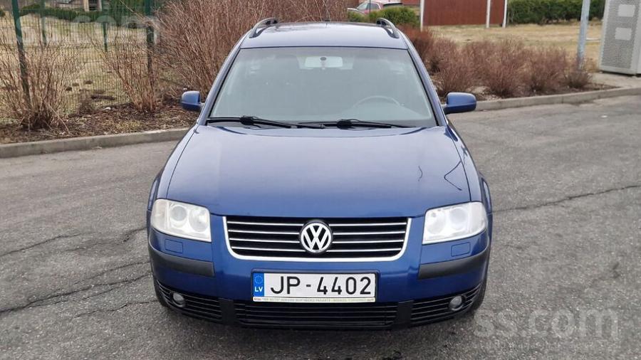 Blue Volkswagen Passat B5 2001 in Riga, with an engine capacity of 1.90 L and mileage of 0 thousand km for 1450 €, photo 6 on AUTOMOTO.COM.LV