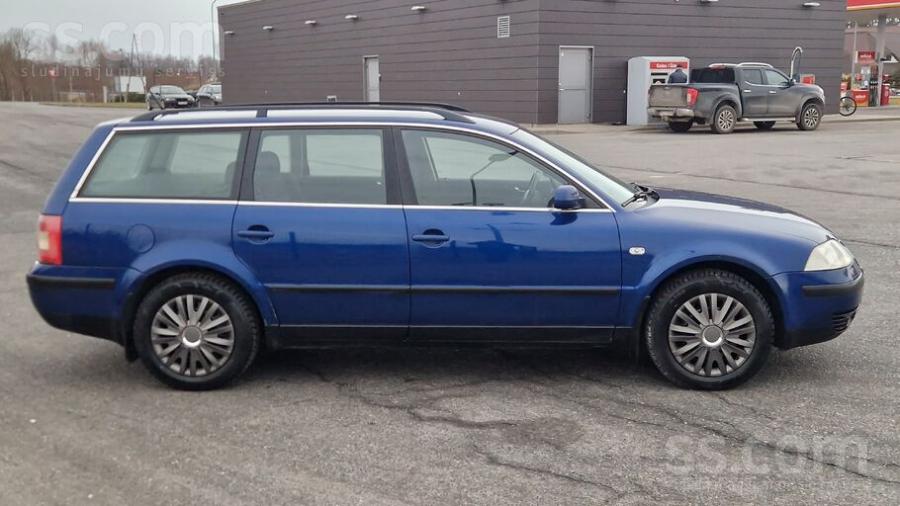 Blue Volkswagen Passat B5 2001 in Riga, with an engine capacity of 1.90 L and mileage of 0 thousand km for 1450 €, photo 8 on AUTOMOTO.COM.LV