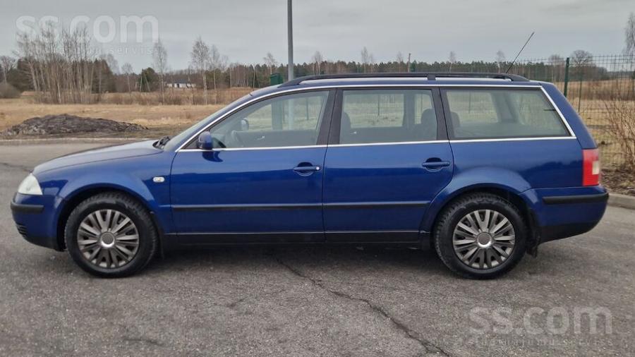 Blue Volkswagen Passat B5 2001 in Riga, with an engine capacity of 1.90 L and mileage of 0 thousand km for 1450 €, photo 9 on AUTOMOTO.COM.LV