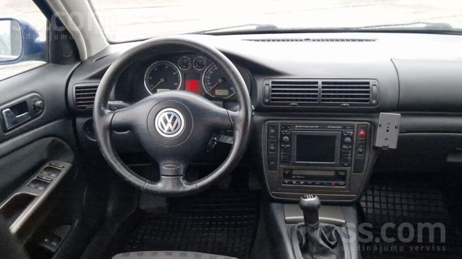 Blue Volkswagen Passat B5 2001 in Riga, with an engine capacity of 1.90 L and mileage of 0 thousand km for 1450 €, photo 14 on AUTOMOTO.COM.LV