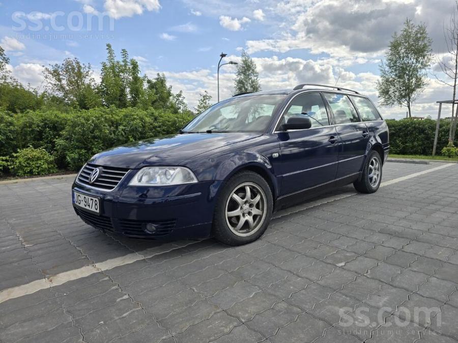 Синий Фольксваген Пассат Б5 2001 в Рига, объемом двигателя 1.90 л и пробегом 476 тыс. км за 1750 €, фото 1 на AUTOMOTO.COM.LV