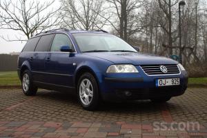 Zils Volkswagen Passat B5 2002 Jelgava, ar dzinēja tilpumu 1.90 L un nobraukumu 341 tūkst. km par 2050 €, foto  vietnē AUTOMOTO.COM.LV