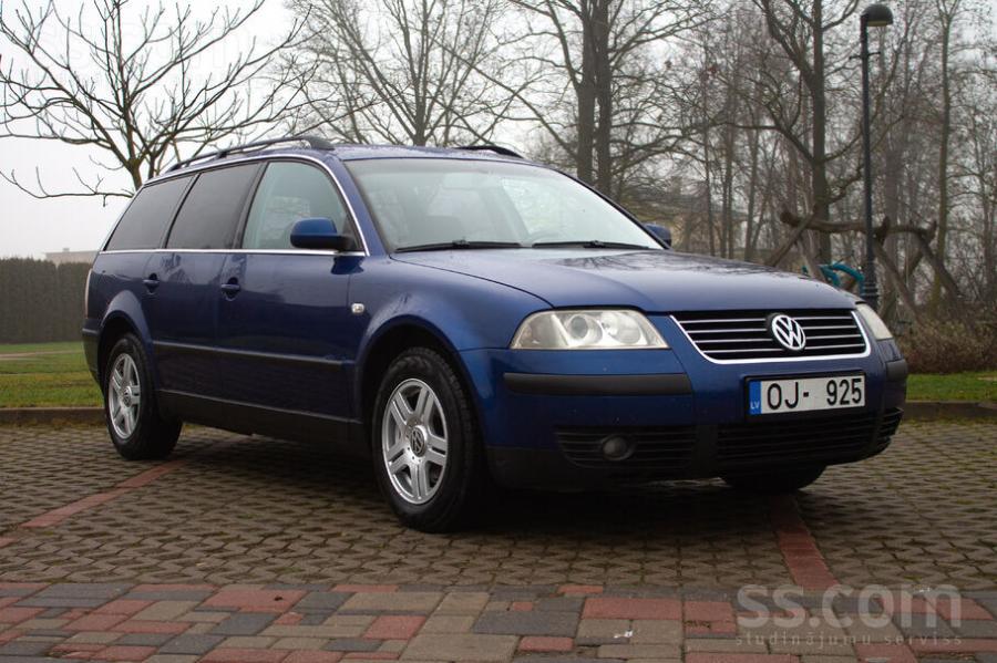 Zils Volkswagen Passat B5 2002 Jelgava, ar dzinēja tilpumu 1.90 L un nobraukumu 341 tūkst. km par 2050 €, foto 1 vietnē AUTOMOTO.COM.LV