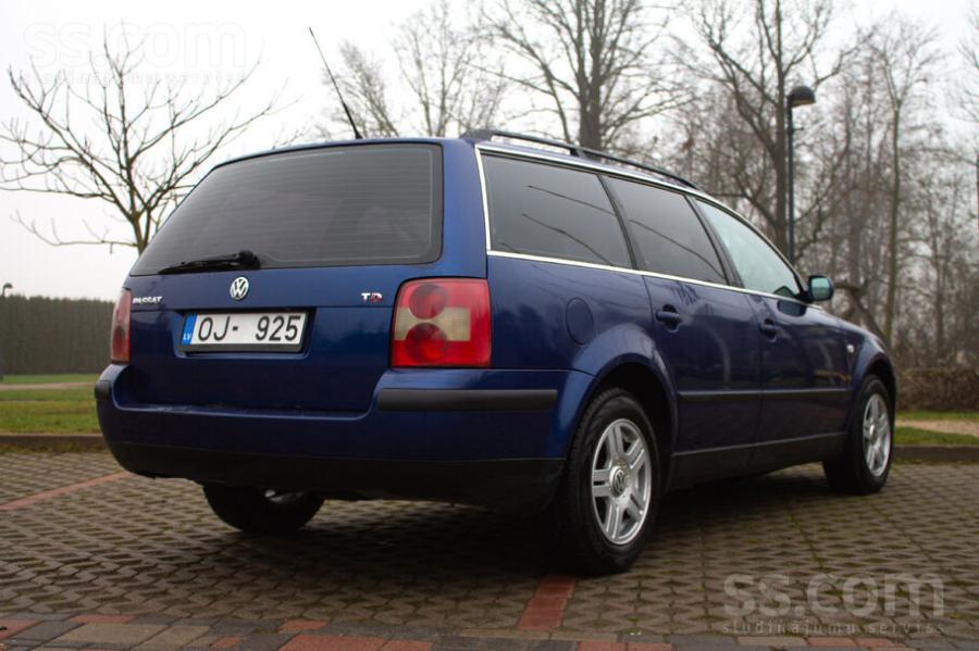 Zils Volkswagen Passat B5 2002 Jelgava, ar dzinēja tilpumu 1.90 L un nobraukumu 341 tūkst. km par 2050 €, foto 6 vietnē AUTOMOTO.COM.LV