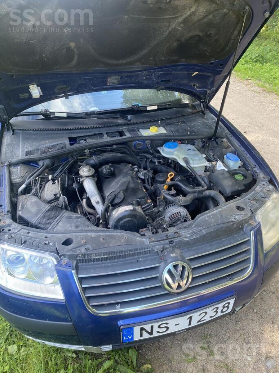 Zils Volkswagen Passat B5 2002 Gulbene, ar dzinēja tilpumu 1.90 L un nobraukumu 400 tūkst. km par 450 €, foto 3 vietnē AUTOMOTO.COM.LV