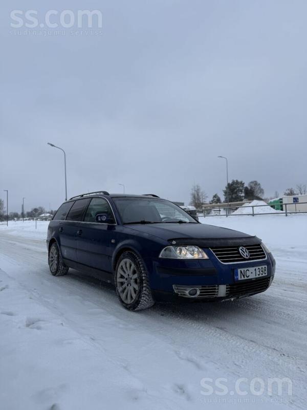 Синий Фольксваген Пассат Б5 2002 в Резекне, объемом двигателя 1.90 л и пробегом 399 тыс. км за 1700 €, фото 1 на AUTOMOTO.COM.LV