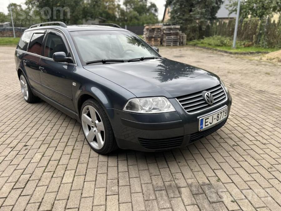 Blue Volkswagen Passat B5 2002 in Jekabpils, with an engine capacity of 1.90 L and mileage of 282 thousand km for 1450 €, photo 3 on AUTOMOTO.COM.LV