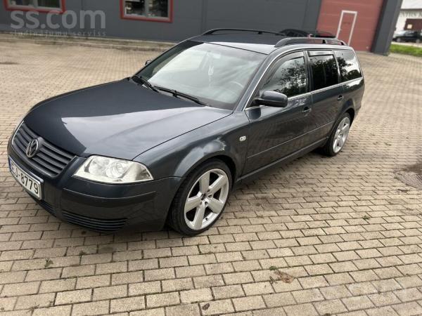 Blue Volkswagen Passat B5 2002 in Jekabpils, with an engine capacity of 1.90 L and mileage of 282 thousand km for 1450 €, photo 7 on AUTOMOTO.COM.LV