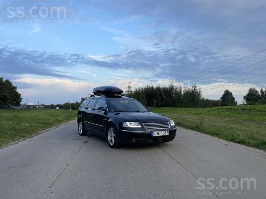 Blue Volkswagen Passat B5 2003 in Riga, with an engine capacity of 1.90 L and mileage of 588 thousand km for 1950 €, photo 1 on AUTOMOTO.COM.LV
