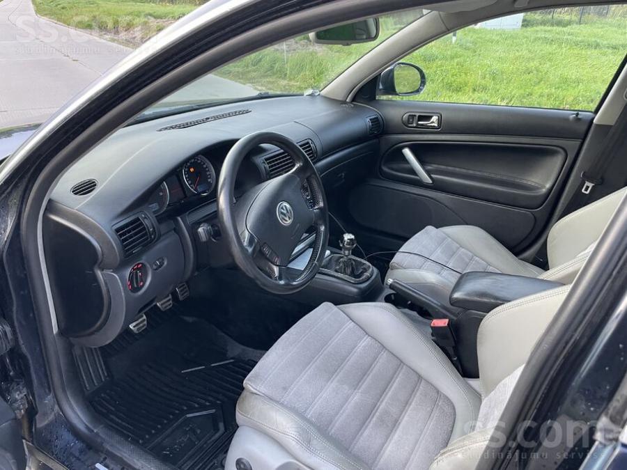 Blue Volkswagen Passat B5 2003 in Riga, with an engine capacity of 1.90 L and mileage of 588 thousand km for 1950 €, photo 7 on AUTOMOTO.COM.LV