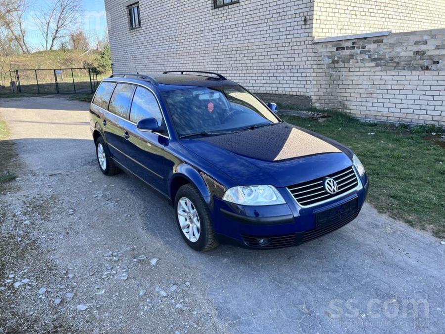 Zils Volkswagen Passat B5 2004 Daugavpils, ar dzinēja tilpumu 1.90 L un nobraukumu 285 tūkst. km par 1849 €, foto 3 vietnē AUTOMOTO.COM.LV